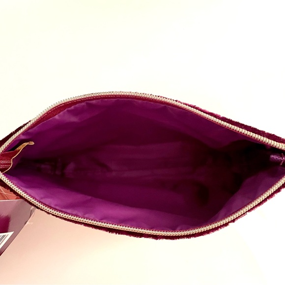 Ulta Beauty | Bags | Nwt Ulta Burgundy Velvet Makeup Bag | Poshmark